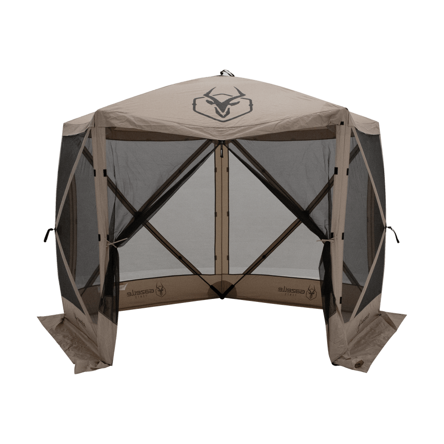 Gazelle Tents G5 5-Sided Portable Gazebo, Easy Pop-Up Hub Screen Tent ...