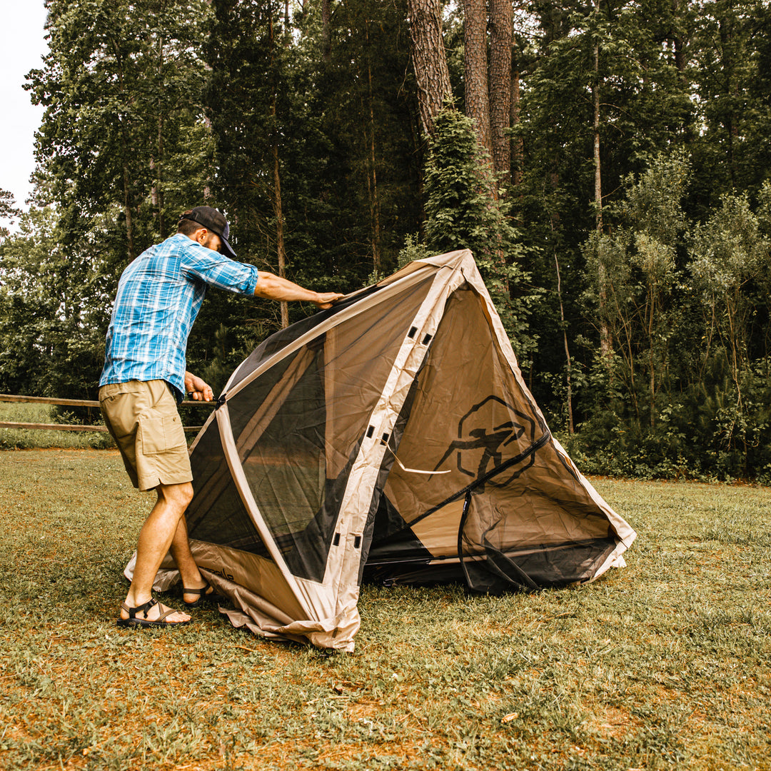 Gazelle Tents G5 5-Sided Portable Gazebo, Easy Pop-Up Hub Screen Tent ...