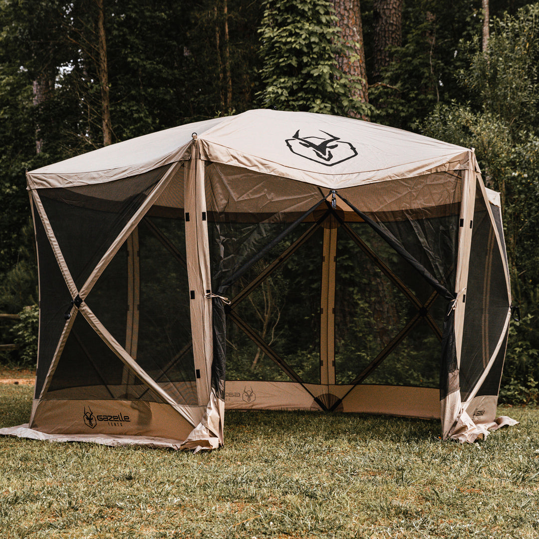G6 6-Sided Portable Gazebo with TriTech Mesh – Gazelle Tents