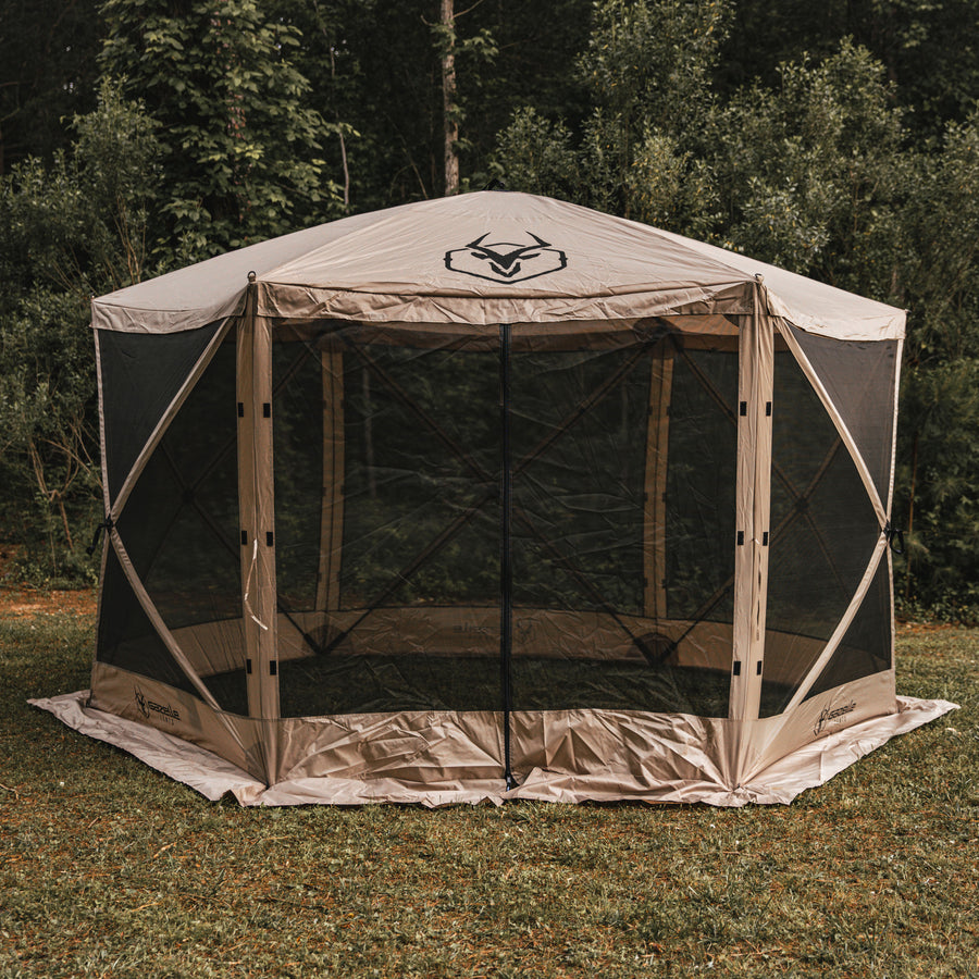 G6 6-Sided Portable Gazebo with TriTech Mesh – Gazelle Tents