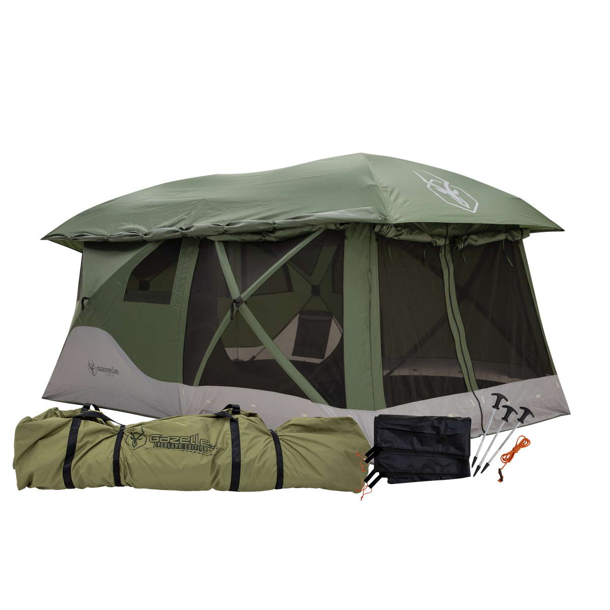 T4 Tandem with Overland Kit – Gazelle Tents