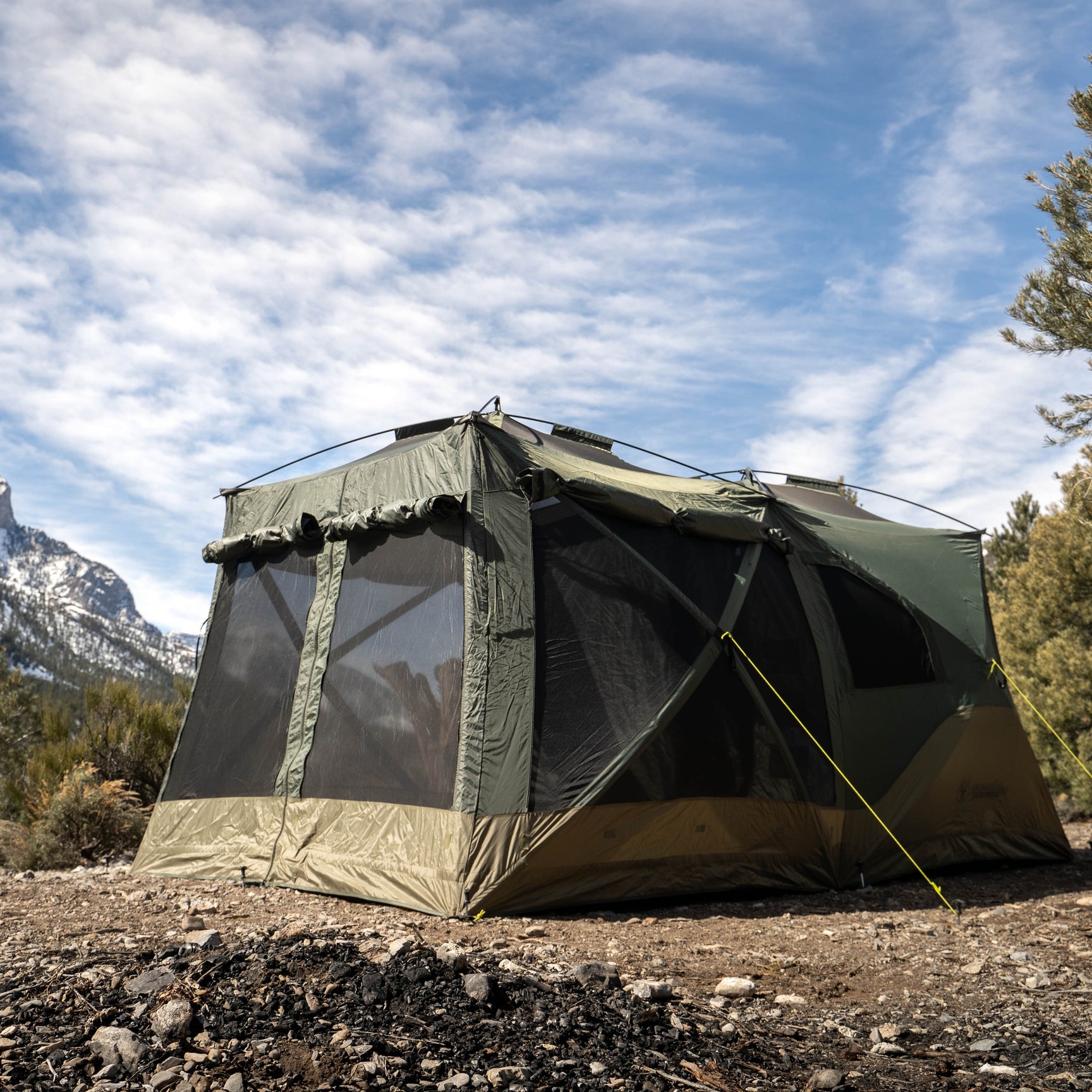 Gazelle Tents T4 Plus Hub Tent Overland Edition, Easy 90 Second Set-Up ...