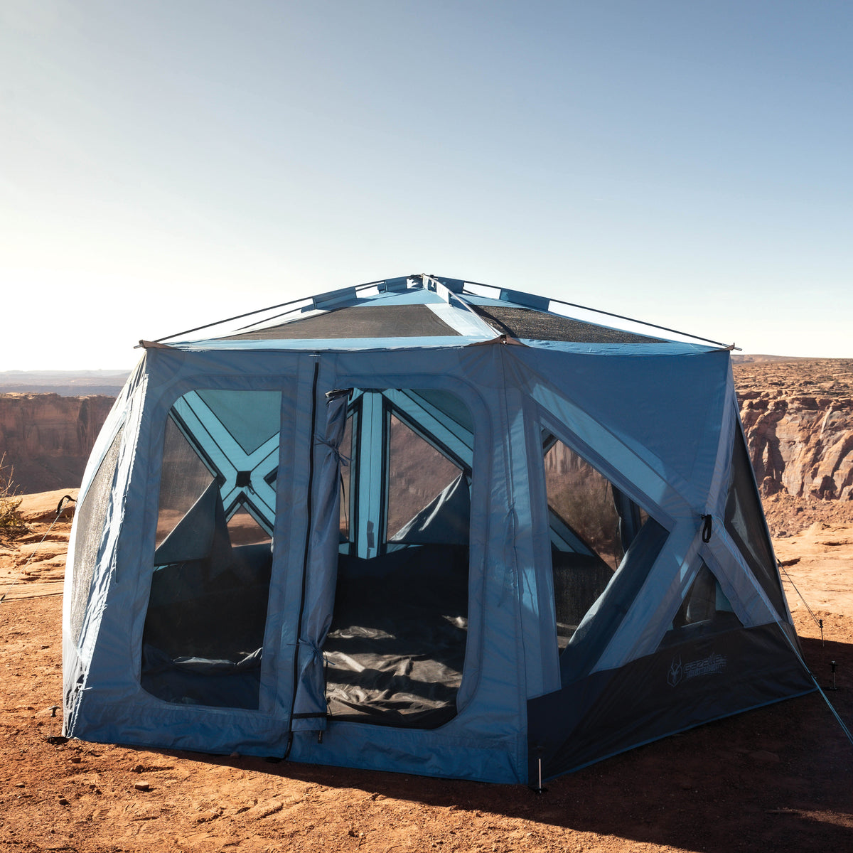 Gazelle Tents T-Hex Hub Tent Overland Edition, Easy 90 Second Set-Up ...