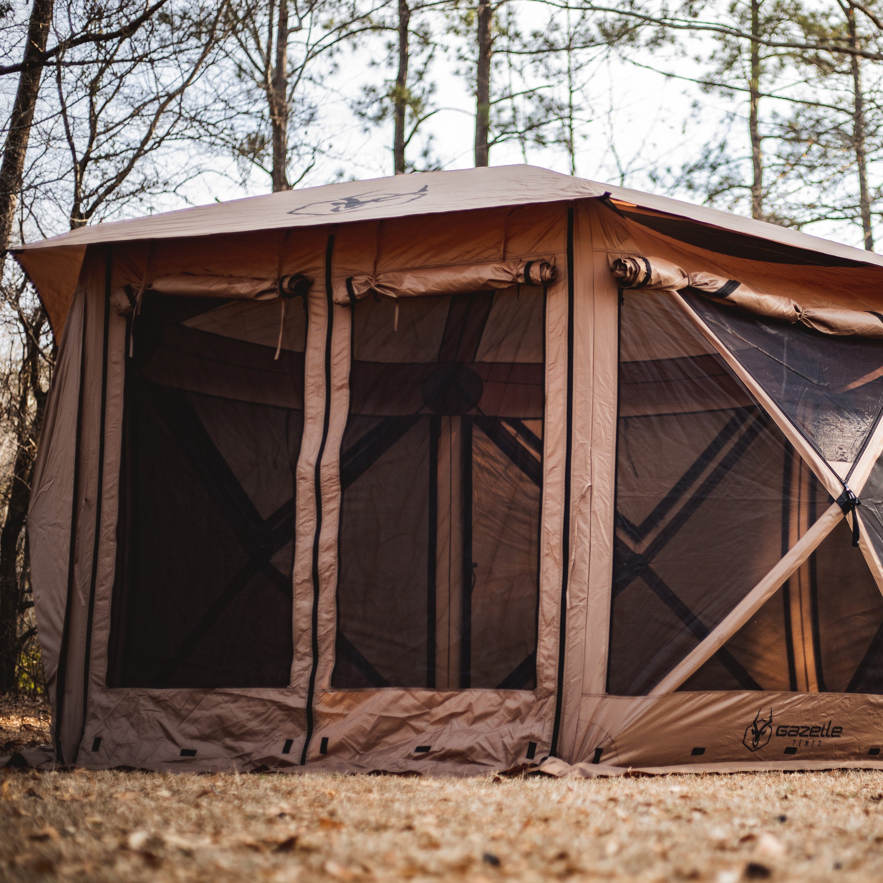 Gazelle Tents G6 Cool Top 6-Sided Portable Gazebo, Easy Pop-Up Hub ...